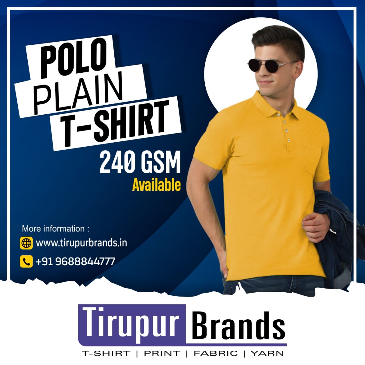 Custom printed T-shirts manufacturer in tirupur-Logo T-shirts export